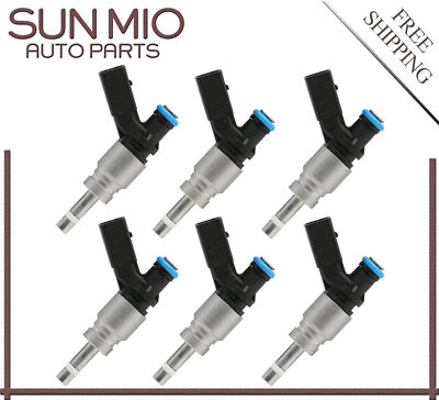 6Pcs Fuel Injectors For Audi A4 Quattro 2005-09 A6 Quattro 2005-08 A6 ...