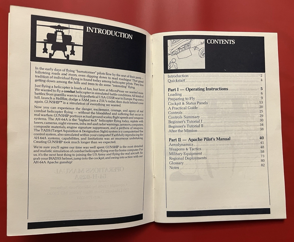 Gunship Helicopter Simulation Game - Spectrum 48/128k Tape Cassette ...