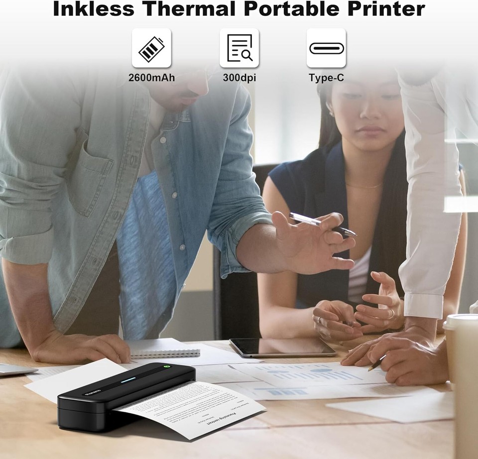 Phomemo Printer M832 Inkless Bluetooth Thermal Printer Support A4 & US ...