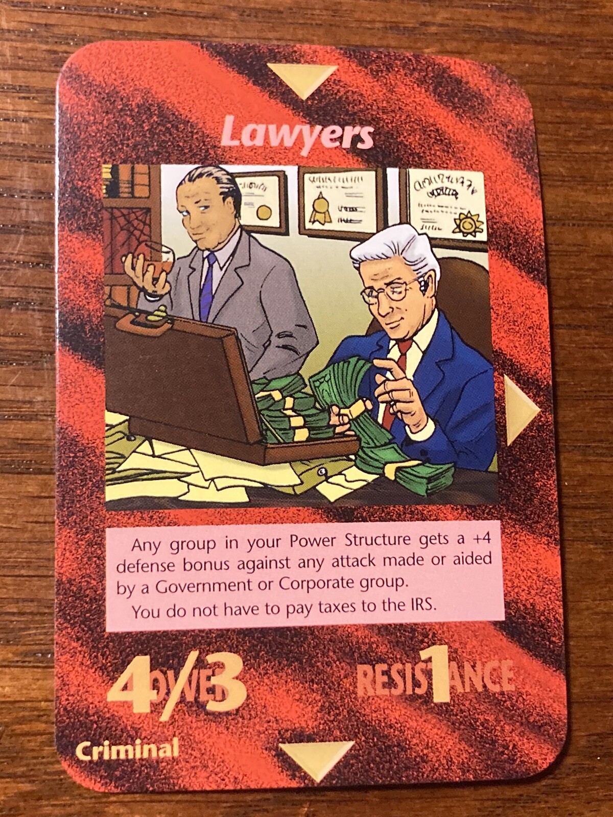 Illuminati New World Order NWO Card Game NWO Lawyers | eBay