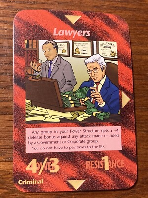 Illuminati New World Order NWO Card Game NWO Lawyers | eBay