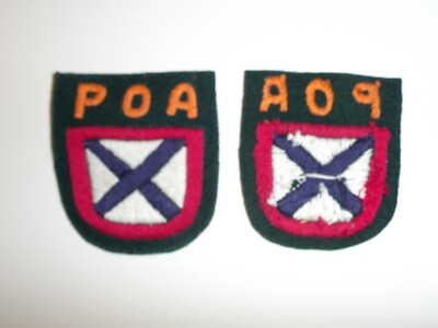 b0361 WW2 German Army Volunteer Shield POA ROA Russia G1A7 | eBay