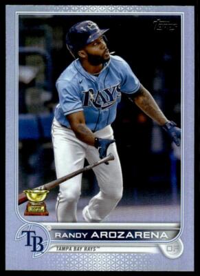 2022 Topps 196 Randy Arozarena Tampa Bay Rays Baseball Card Rainbow ...