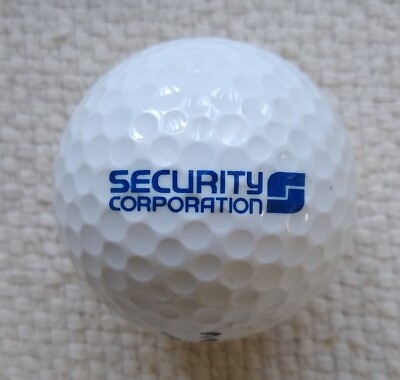 Security Corporation Logo Golf Ball | eBay