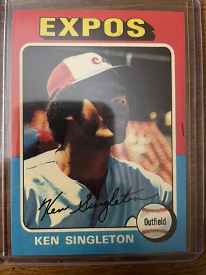 1975 Ken Singleton Topps #125 NM/MT (PD) Baseball Card Montreal Expos ...