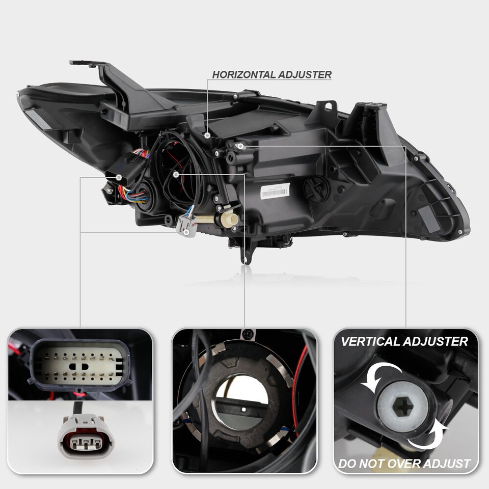 2017-2019 Buick LaCrosse HID/Xenon w/AFS LED DRL Projector Headlight ...