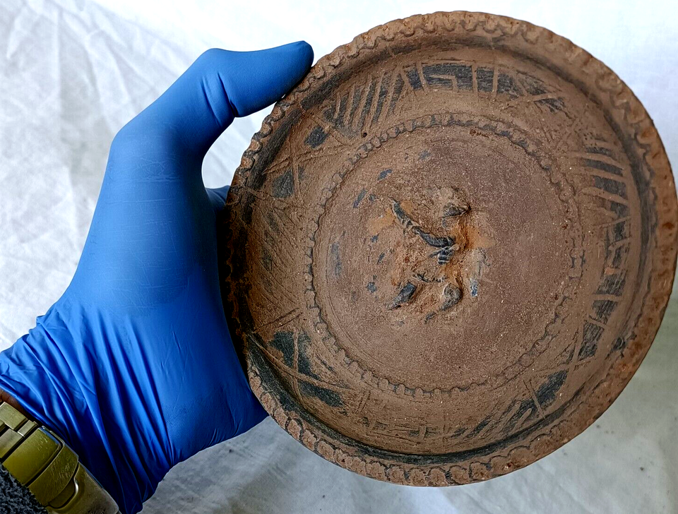 300 BC Ancient Roman Ceramic Terracotta Plateful Plate High Detailed ...