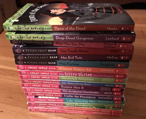 Lot 17 CANDY APPLE & POISON APPLE & ROTTEN APPLE Books Scholastic | eBay