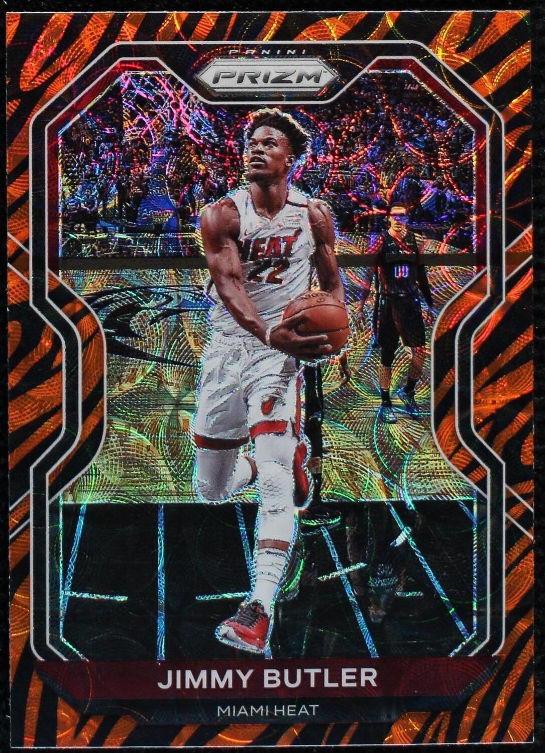 2020-21 Panini Prizm - Jimmy Butler #137 Choice Tiger Stripes Prizm for ...