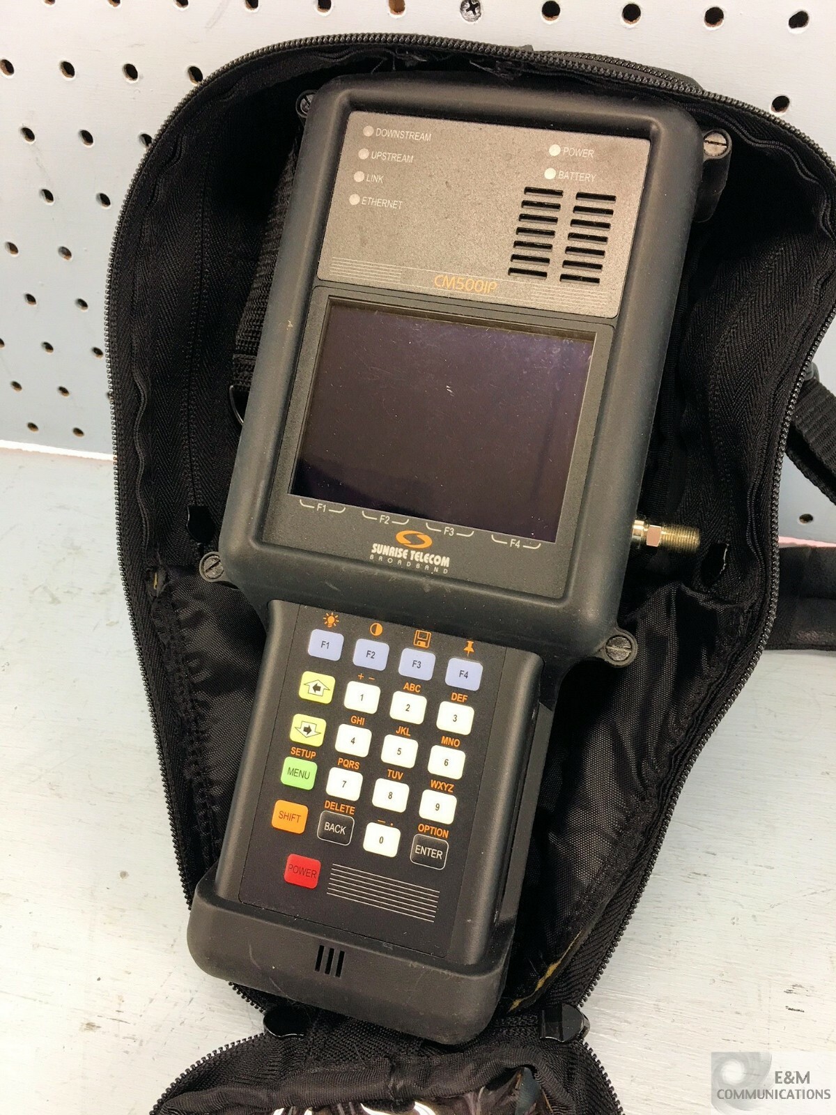 CM500IP SUNRISE TELECOM CABLE TESTER CABLE MODEM NETWORK ANALYZER | eBay