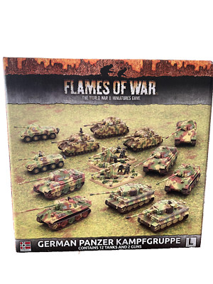 FLAMES OF WAR WORLD WAR II MINIS - GERMAN PANZER KAMPFGRUPPE - GERMAN ...
