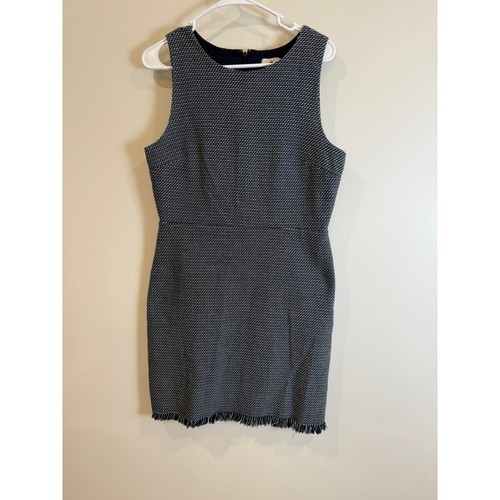 LOFT Sleeveless Sheath Dress Women's Career Party Black White Geometric ...
