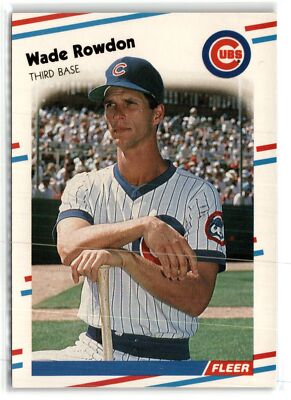 1988 Fleer Baseball Glossy/Tiffany #430 Wade Rowdon Chicago Cubs | eBay
