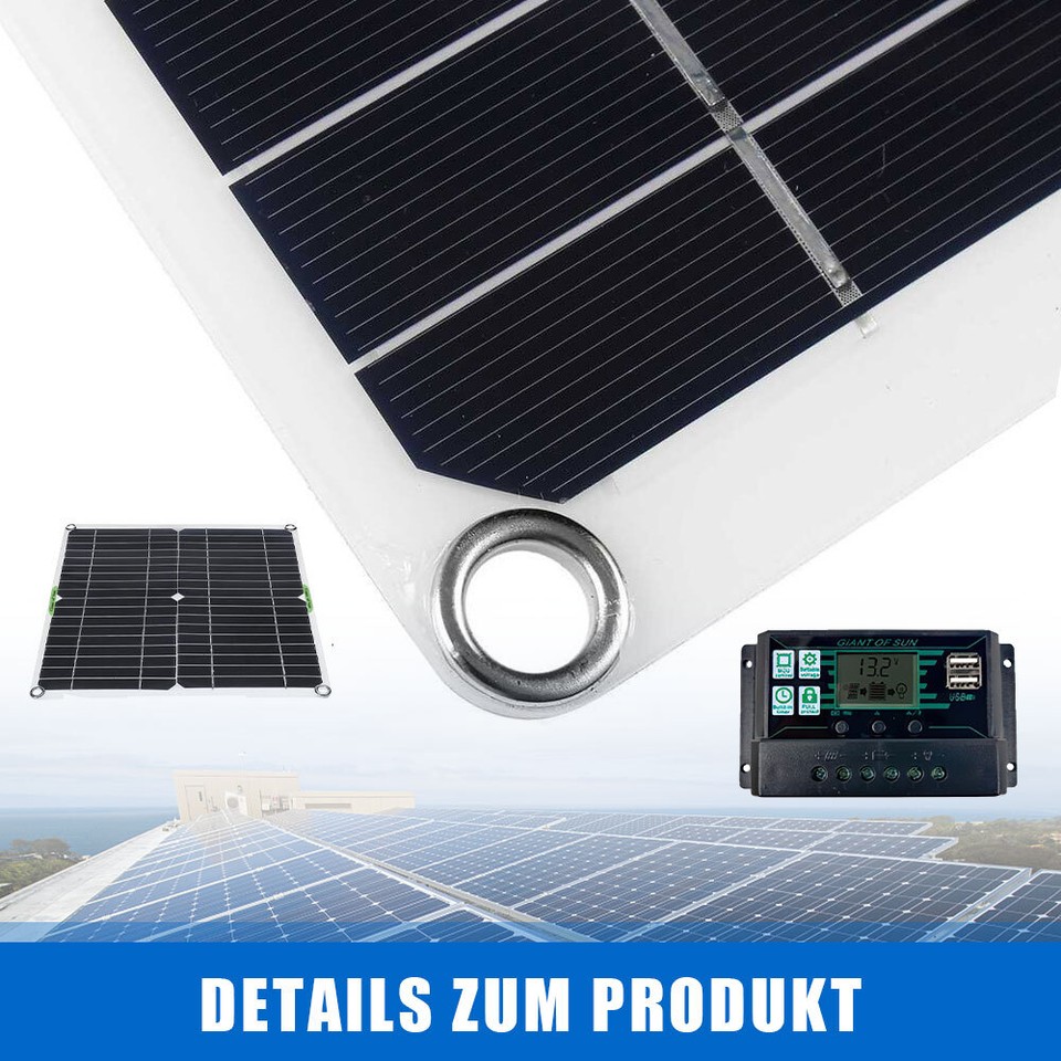 4000W Solar Panel Sets Solar Power Inverter Generator 100A Home 110V ...