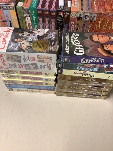 Abbott And Costello VHS Lot - Comedy Legends, Box Set Kings Of Comedy ...