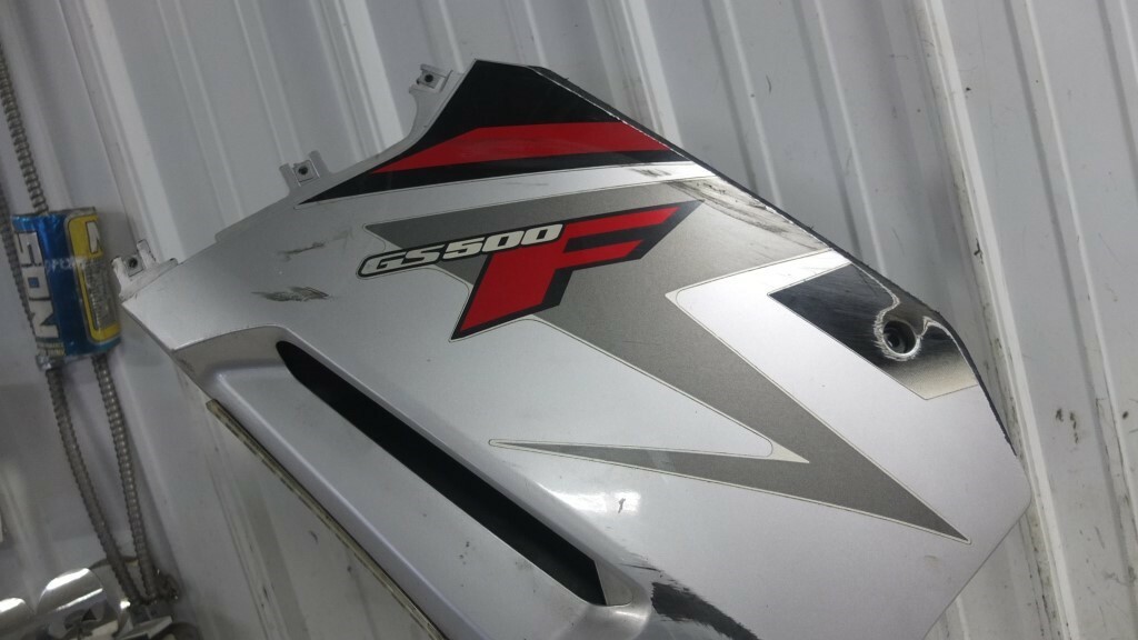 08 Suzuki GS 500 GS500 Left Side Fender Side Cover Fairing Panel | eBay