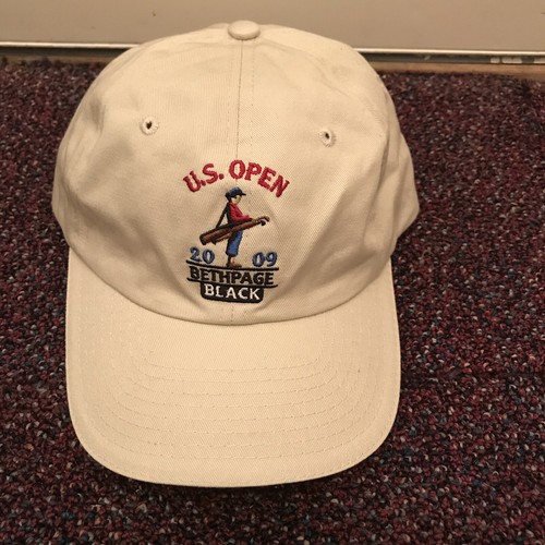 Bethpage Black 2009 US Open Adjustable Khaki Golf Cap Hat USGA Member ...
