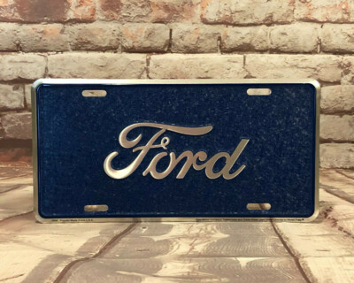 Ford Mosaic Aluminum License Plate - American Made | eBay