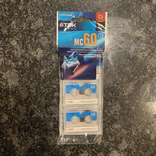 TDK MC60 Micro-cassette Tape 3 Pack Dictation & Answering Machines | eBay