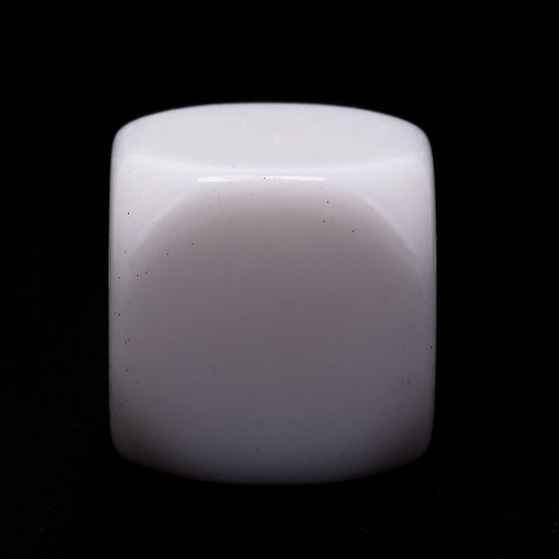 5Pcs 20Mm Blank Dice White Rounded Corner D6 Children Teching Diy DiSA ...