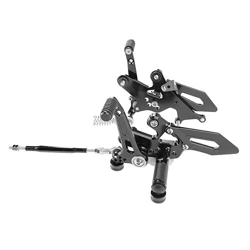 Adjustable Foot pegs Rearsets Rear set Black Fits For Kawasaki Ninja ...
