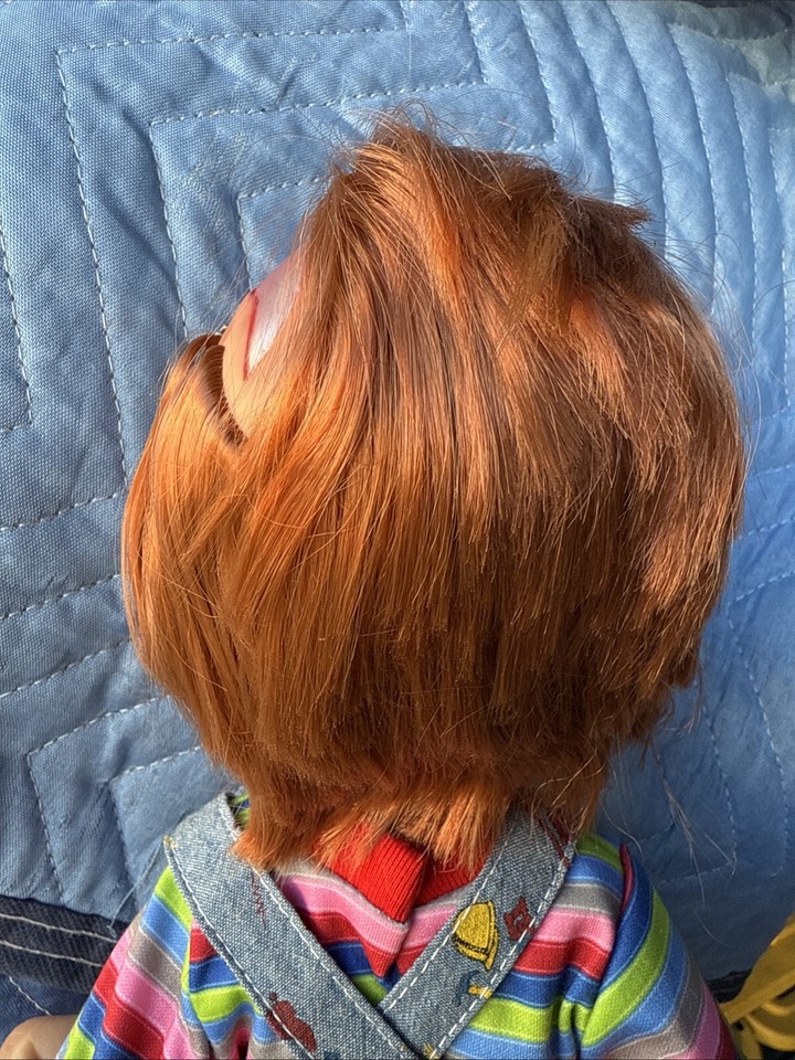 Chucky Action Figure 15" Childs Play Talking Scarred Chucky Doll Mezco ...