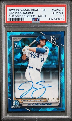 2024 Bowman Draft Sapphire Edition Jac Caglianone 1st Bowman Auto /199 ...
