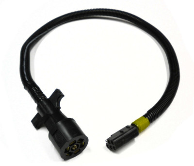 RVP 40048 6-Way To 7-Way Round Blade Plug Adapter for Arctic Fox Truck ...