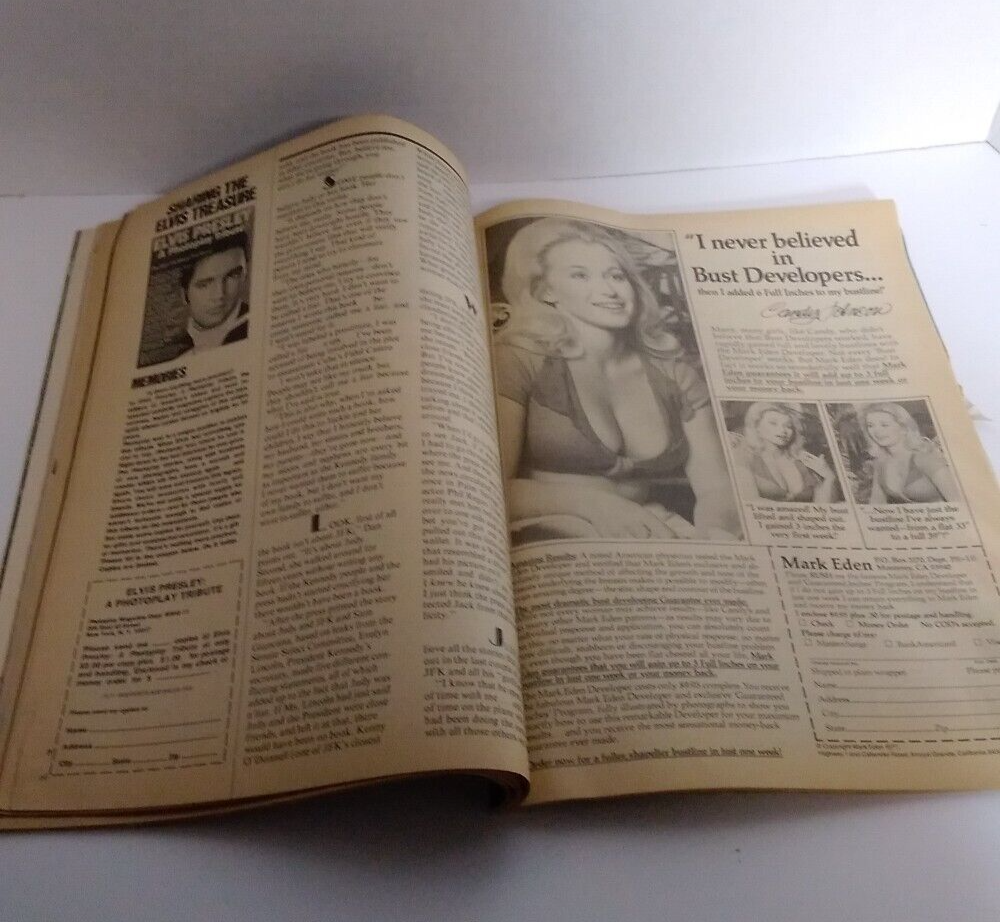 1977 Elvis Presley - Photoplay With TV Mirror Magazine November | eBay