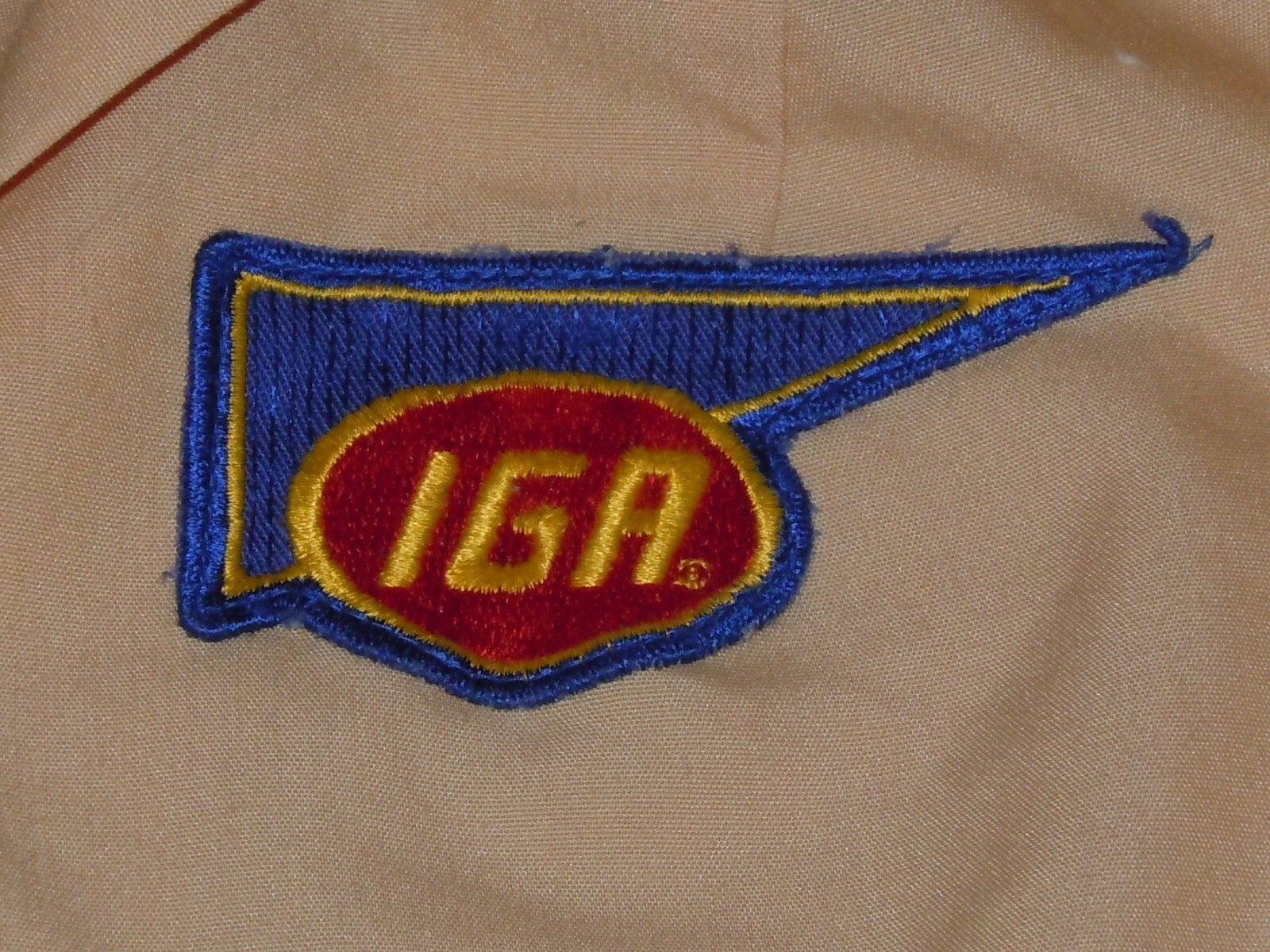 Vintage Original IGA Grocery Store Women's Shirt Uniform PATCH Angelica ...