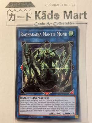 Ragnaraika Mantis Monk LEDE-EN048 1st Edition YuGiOh TCG Card | eBay ...