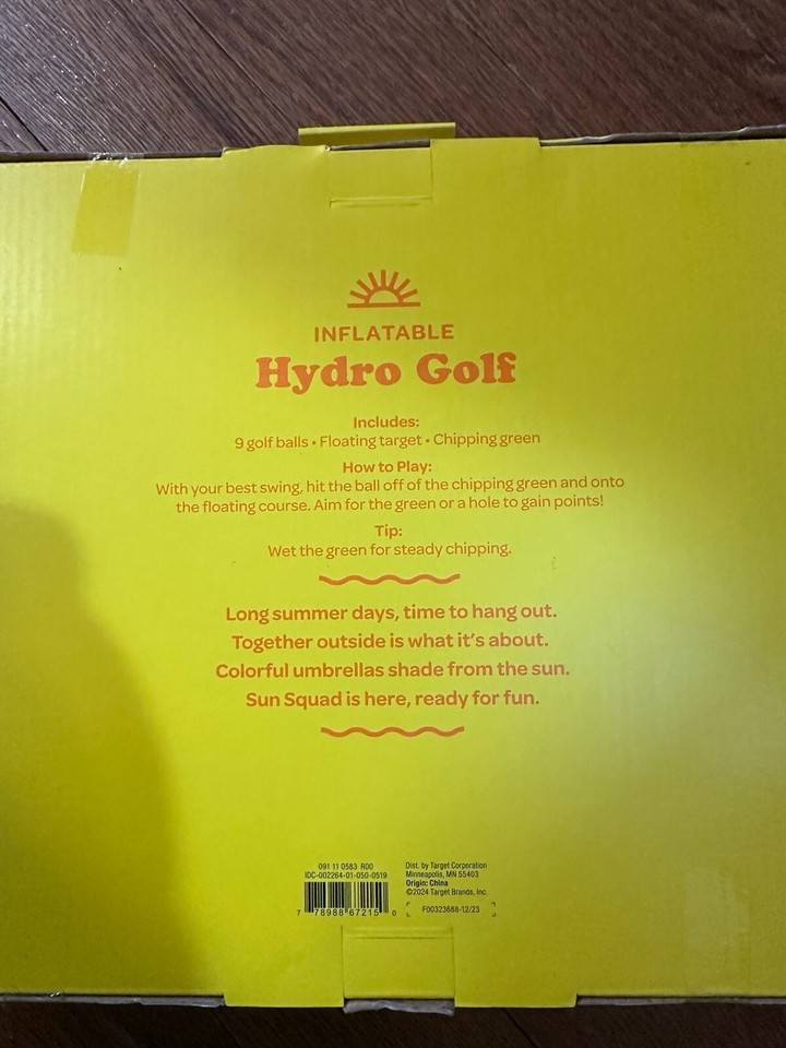 Sun Squad inflatable hydro golf | eBay