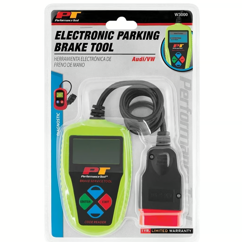 Performance Tool W3000 Electronic Parking Brake Tool , Green (Audi, VW ...