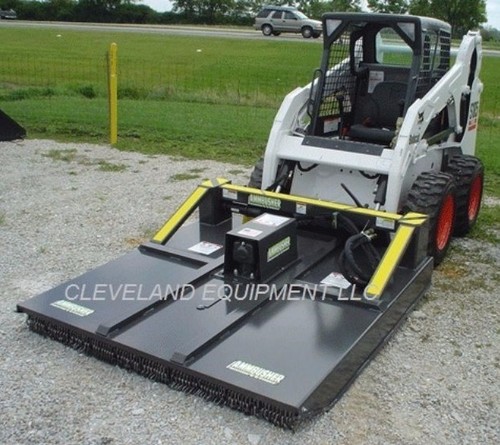 NEW 72" AMMBUSHER BRUSH CUTTER ATTACHMENT AM-720 Rotary Mower Skid ...