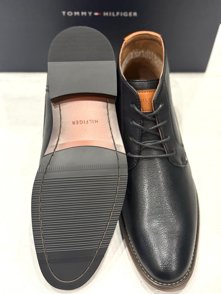 Tommy Hilfiger, Bage, Men’s Dress Shoes, Color Black 001, Size 9.5 | eBay