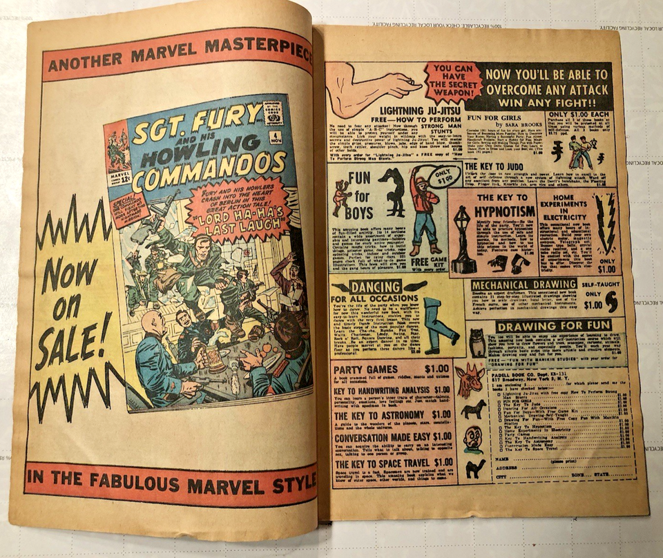 Origin of Dr. Strange Steve Ditko Coverless STRANGE TALES #115 w ...