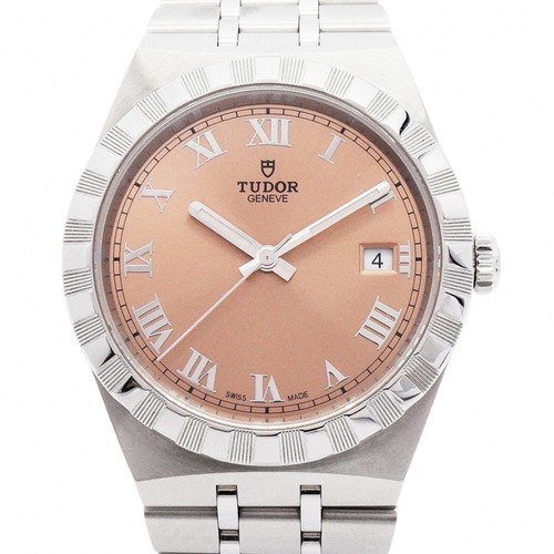Tudor Royal 28500 Orange Dial Men's Watch GZl1aol2 | eBay