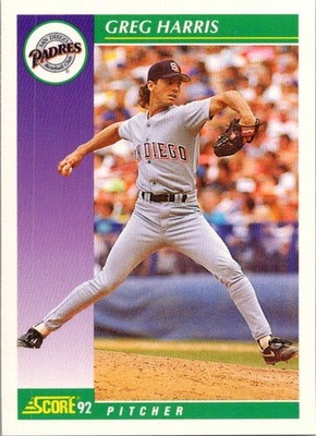 1992 Score #378 Greg Harris | eBay