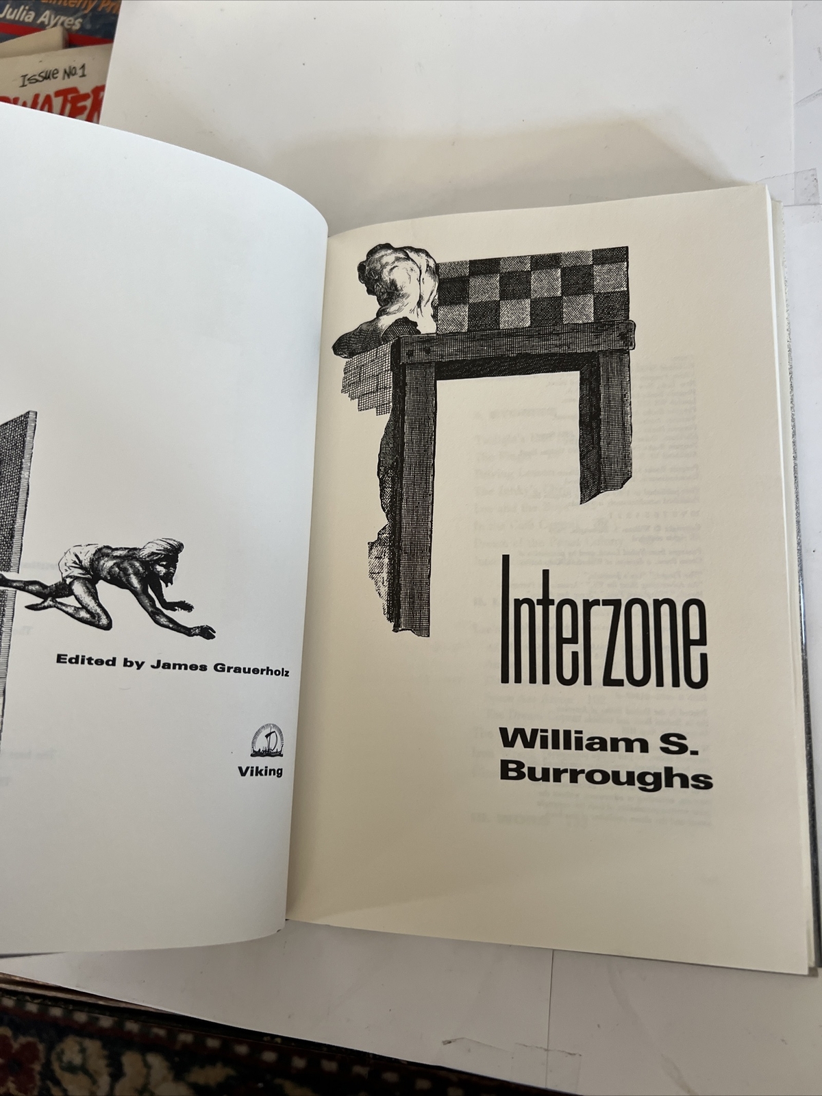 Interzone William S. Burroughs 1988 HC 1st Edition/Printing In Mylar ...