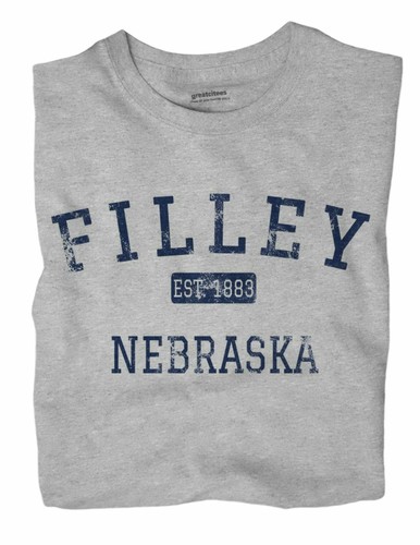 Filley Nebraska NE T-Shirt EST | eBay