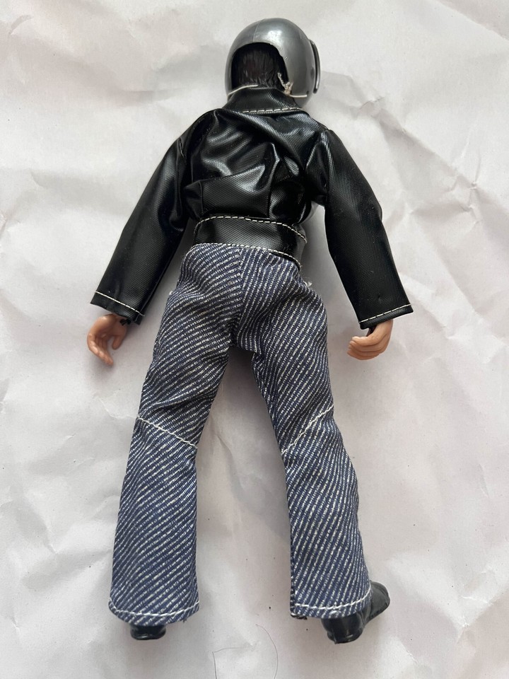 Vintage Mego Action Jackson Figure w/ MOTORCYCLE OUTFIT / SCRAMBLE ...