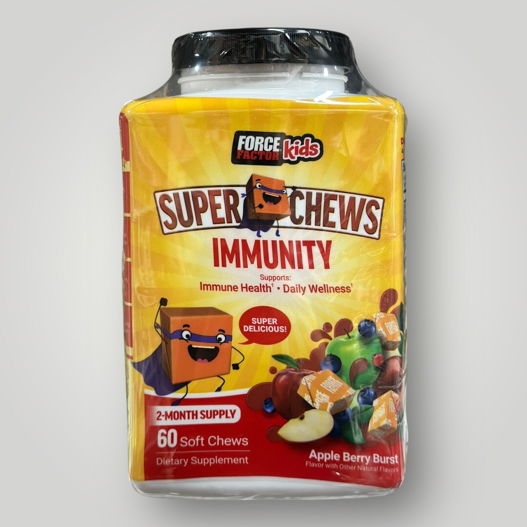 (3)FORCE FACTOR Kids Super Chews IMMUNITY Apple Berry 2026 GREAT VALUE FREE SHIP | eBay