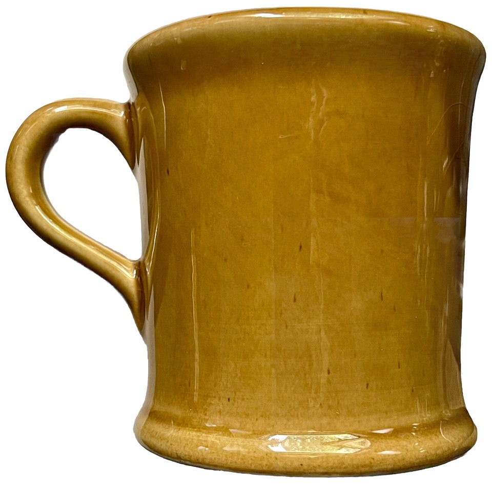 1950s - 1970s USS VULCAN AR-5 US NAVY SHIP METAL SEAL YELLOW COFFEE MUG ...