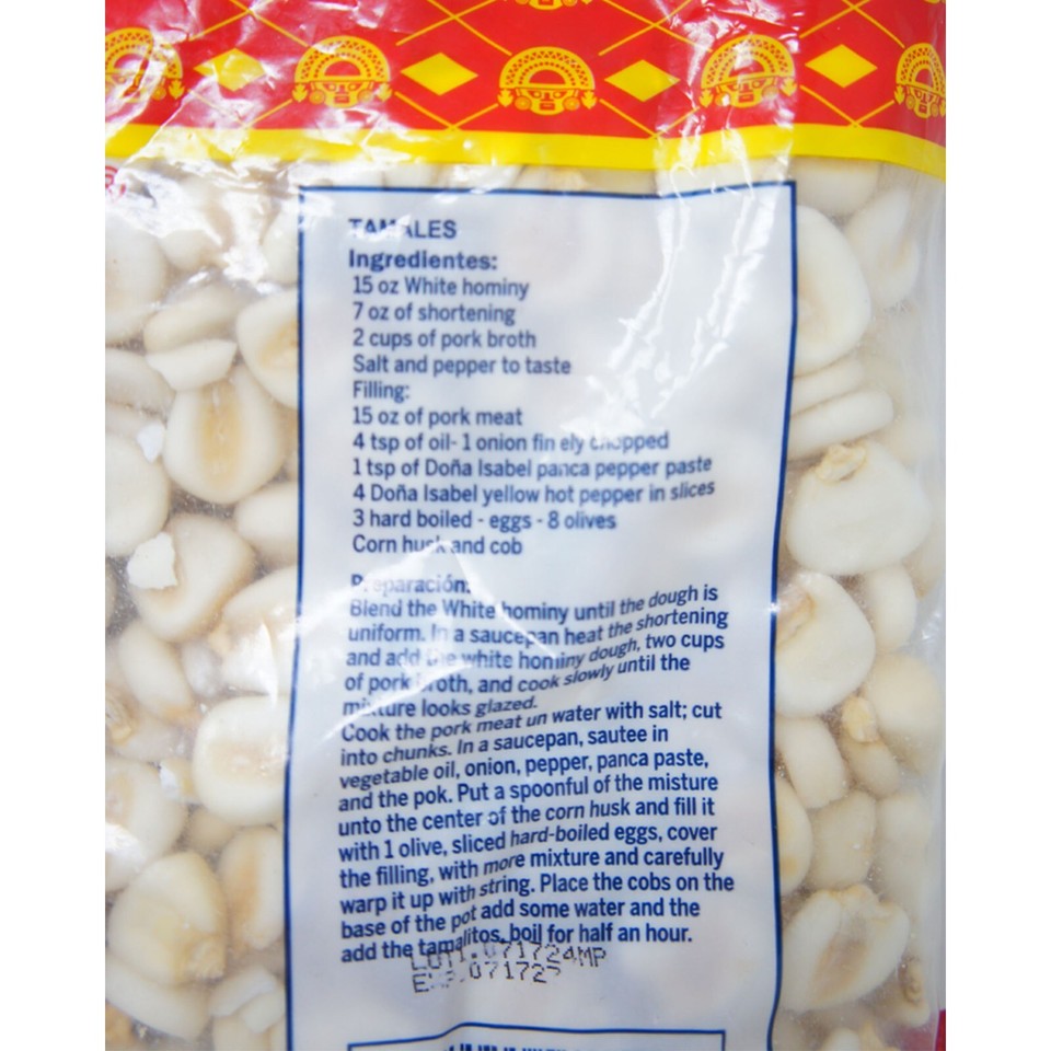 Inca's Food Mote Pelado - White Hominy Corn - 3 LB | eBay