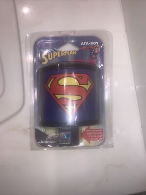DC Comics Superman Chest Logo Swivel Night Light 120 Volt C7 Bulb, NEW ...