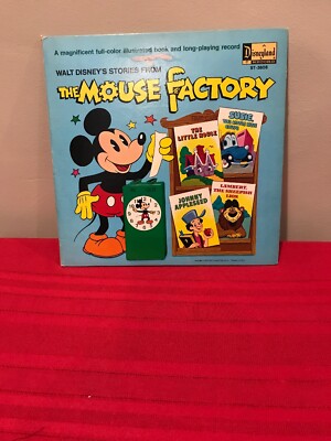 Walt Disney's Stories From The Mouse Factory 1972 LP w Book | eBay