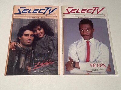 SELECTV - CABLE TV MOVIE MAGAZINE GUIDES - Lot of TWO from 1984 - PAY ...
