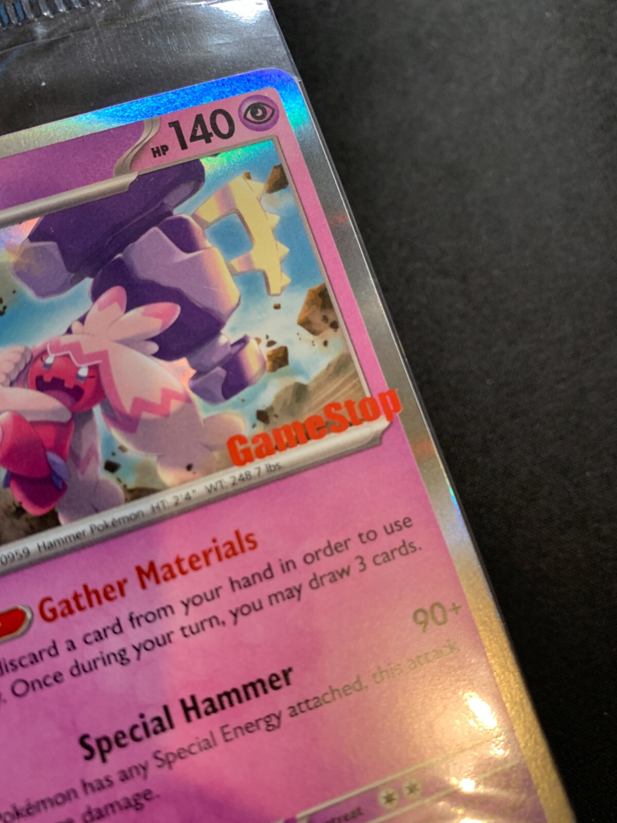 Tinkaton - 105/193 - GAMESTOP Stamp Sealed Promo - Paldea Evolved ...