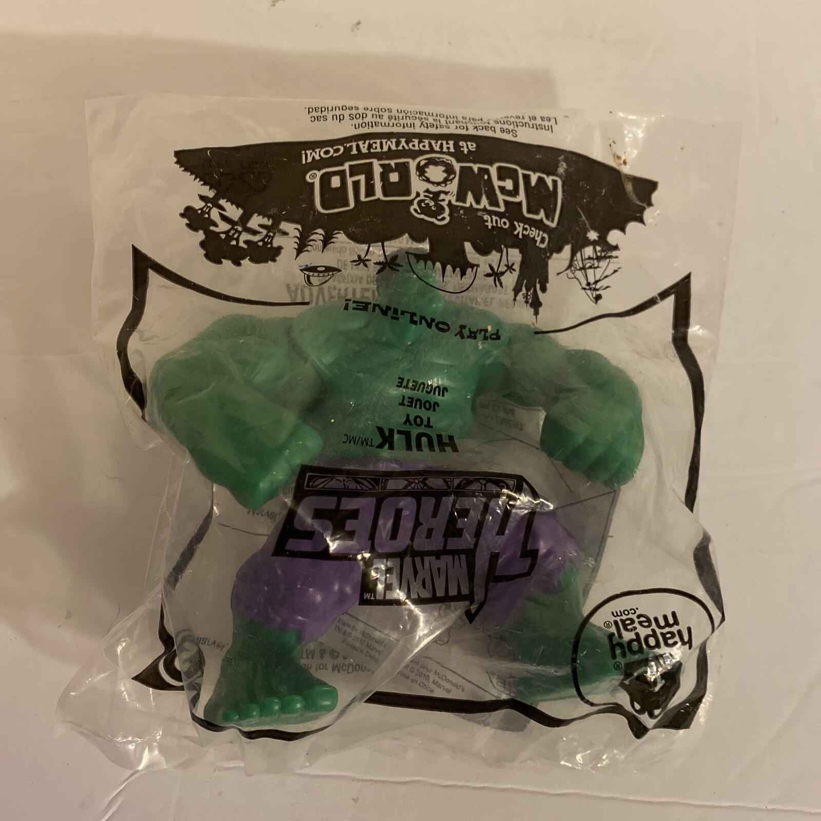 2010 McDonald’s Marvel Heroes Collection #2 Incredible Hulk Unopened | eBay