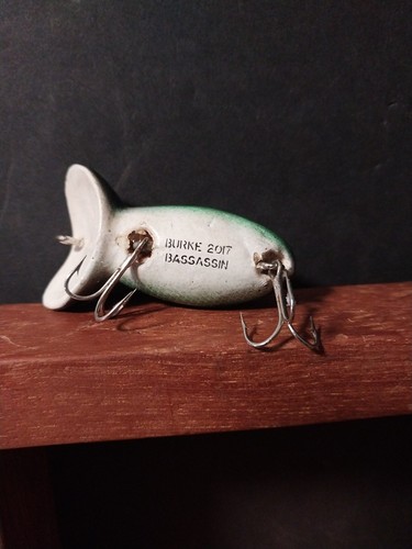 Vintage BURKE Rubber Popper Topwater Lure 2017 BASSASSIN Get Em Popper ...